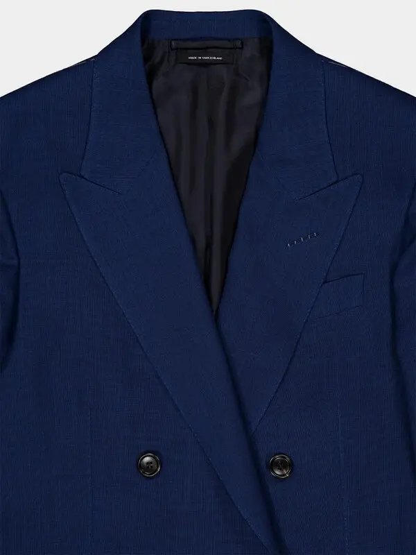 TOM FORD Prussian Double-breasted Wool Blazer