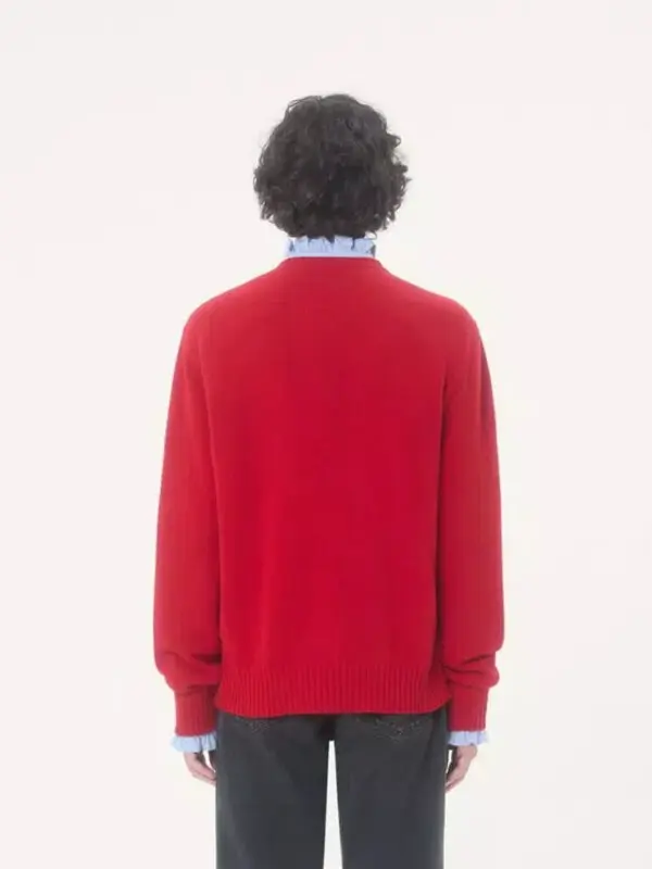 Valentino Garavani Wool Sweater With Chez And Panther Embroidery