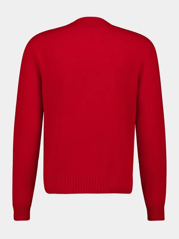 Valentino Garavani Wool Sweater With Chez And Panther Embroidery