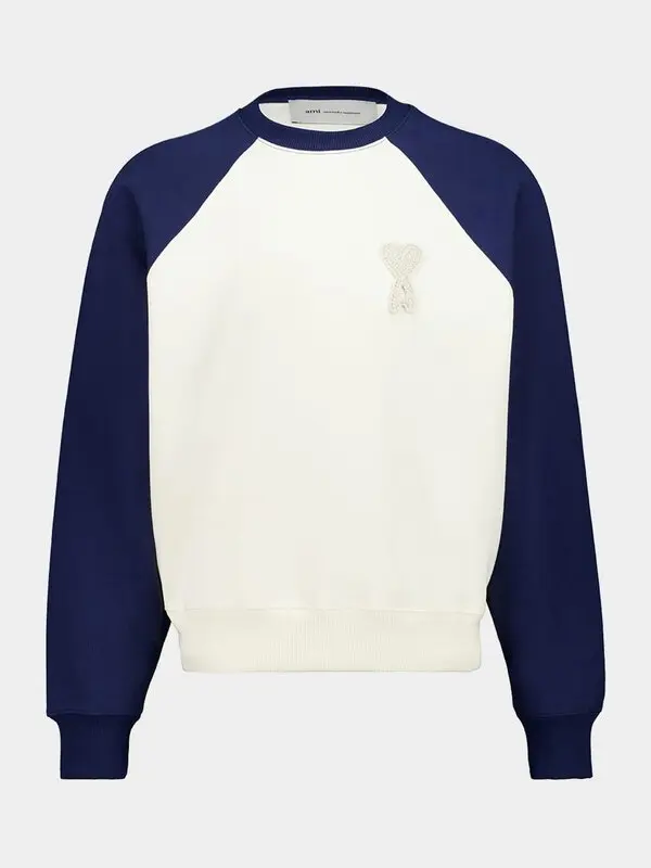 AMI Paris De Coeur Sweatshirt - Blue