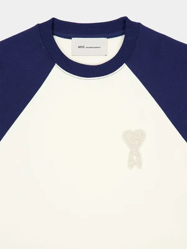 AMI Paris De Coeur Sweatshirt - Blue
