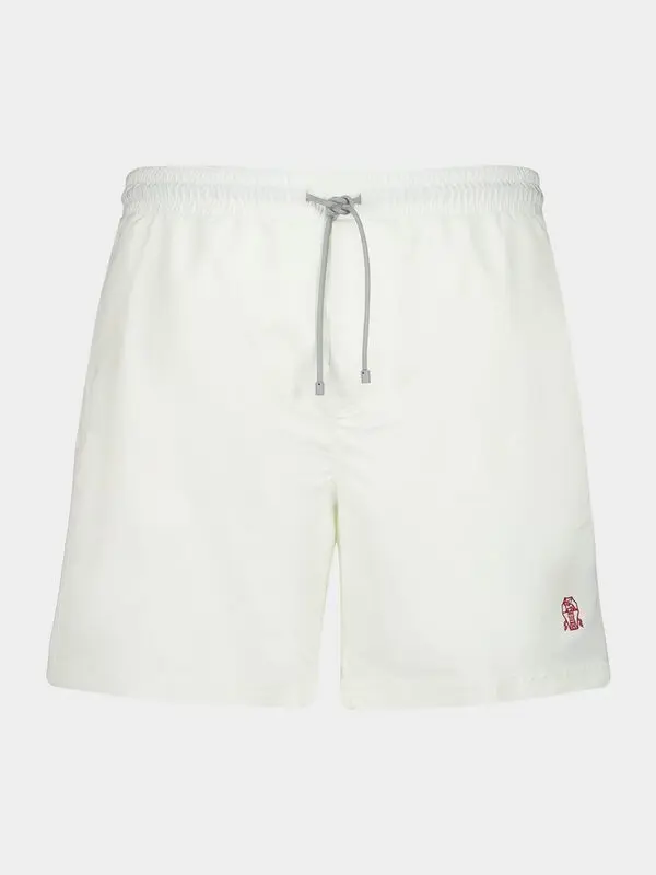 Brunello Cucinelli Lightweight Swim Shorts - White