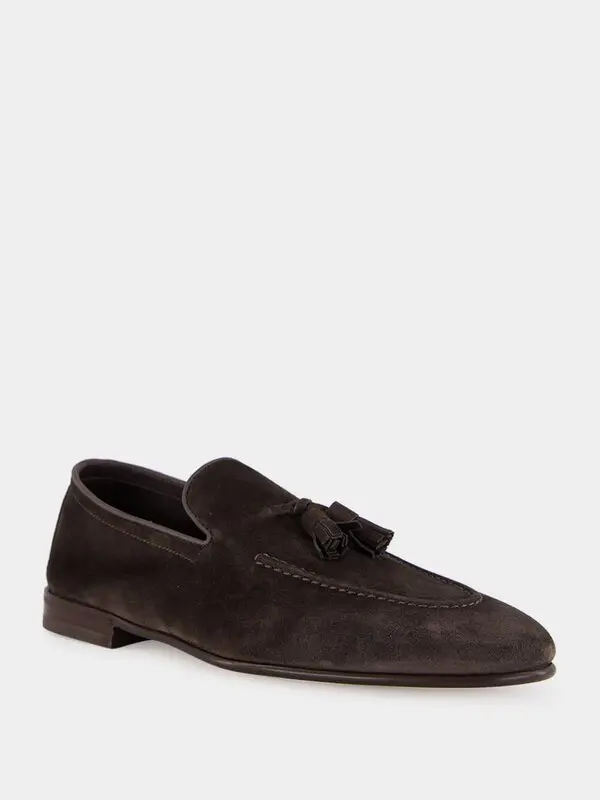 Brunello Cucinelli Suede Tassel Loafers