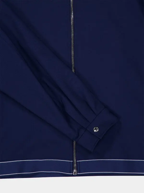 Casablanca Sports Jacket In Virgin Wool - Blue
