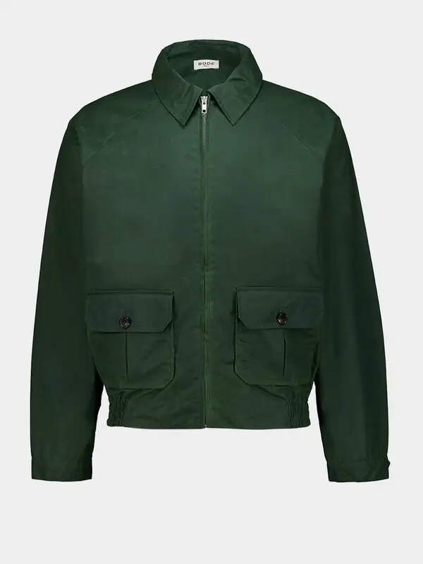 BODE Waxed Coach's Jacket - Green