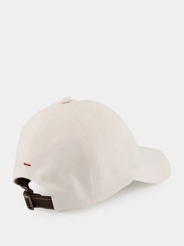 Brunello Cucinelli Cotton Baseball Cap - White
