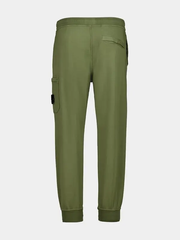 Stone Island Military Cotton Joggers - Green