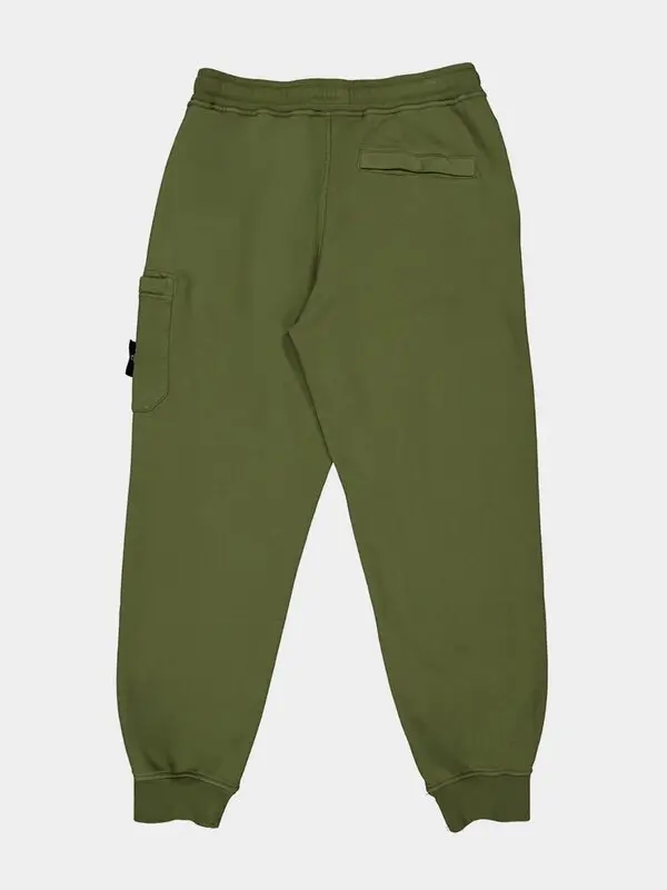 Stone Island Military Cotton Joggers - Green