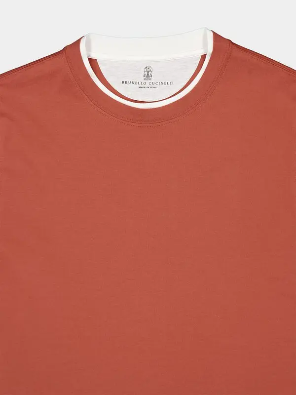 Brunello Cucinelli Medium Faux-layered T-shirt