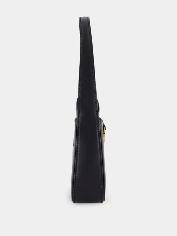 Saint Laurent Mini Le 5 À 7 Leather Bag - Black