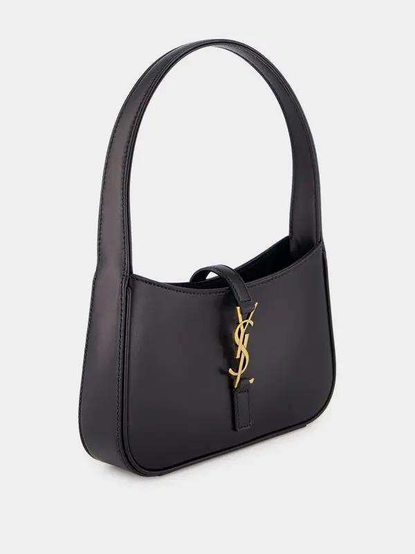 Saint Laurent Mini Le 5 À 7 Leather Bag - Black