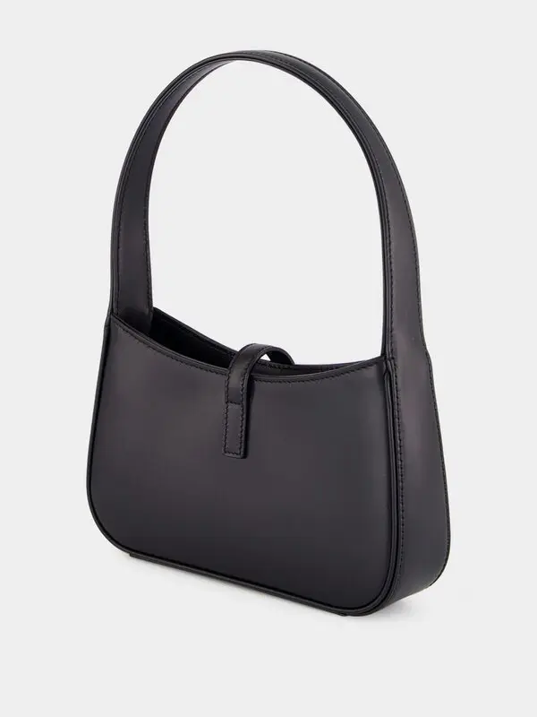 Saint Laurent Mini Le 5 À 7 Leather Bag - Black
