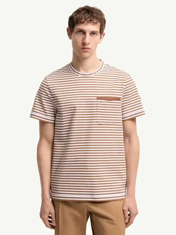 Moncler Striped Cotton T-shirt