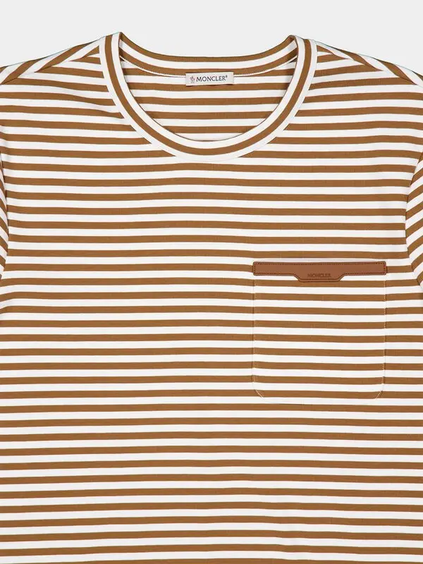 Moncler Striped Cotton T-shirt