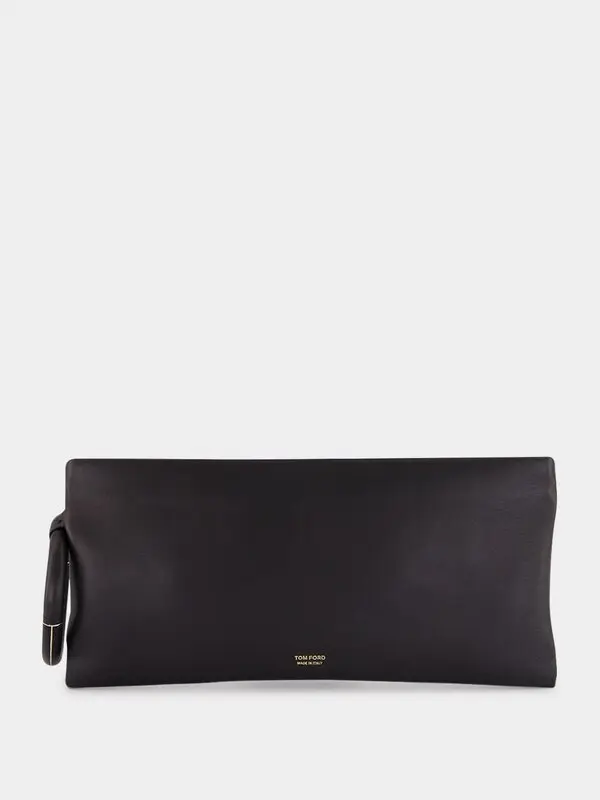 TOM FORD Nappa Aura Clutch - Black