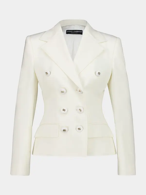 Dolce & Gabbana Double-breasted Twill Blazer