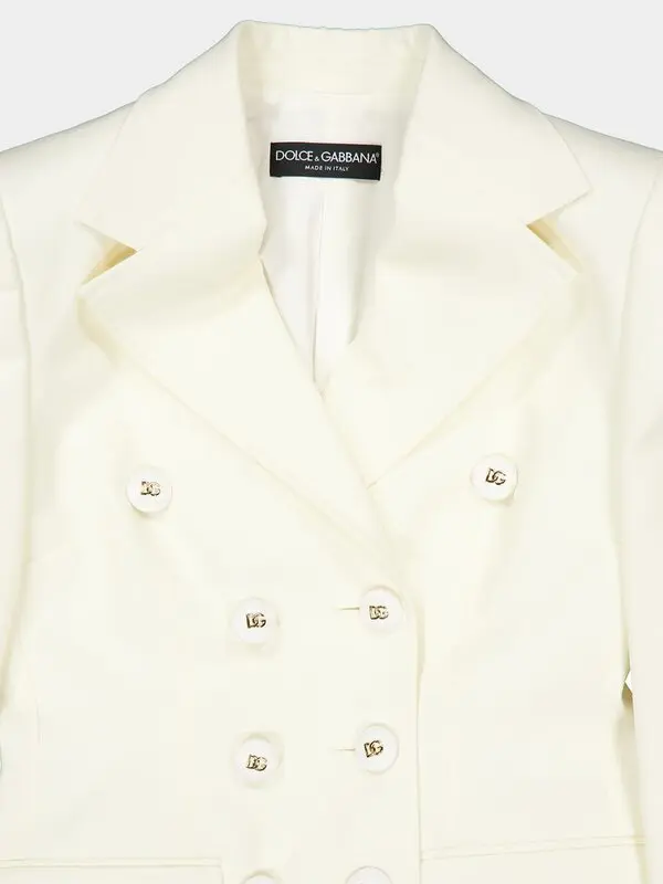 Dolce & Gabbana Double-breasted Twill Blazer