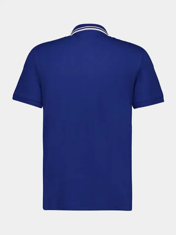 Valentino Garavani Cotton Piqué Polo With Vlogo Patch