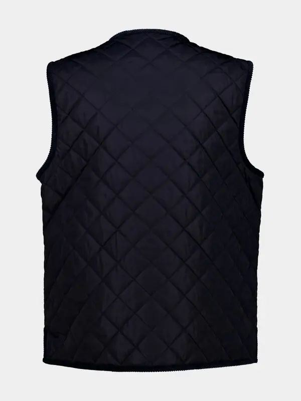 Valentino Garavani Quilted Sleeveless Vest With Embroidered Patch