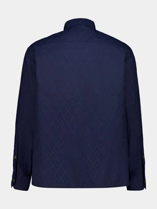 Valentino Garavani Cotton Blend Gulf Jacket - Blue