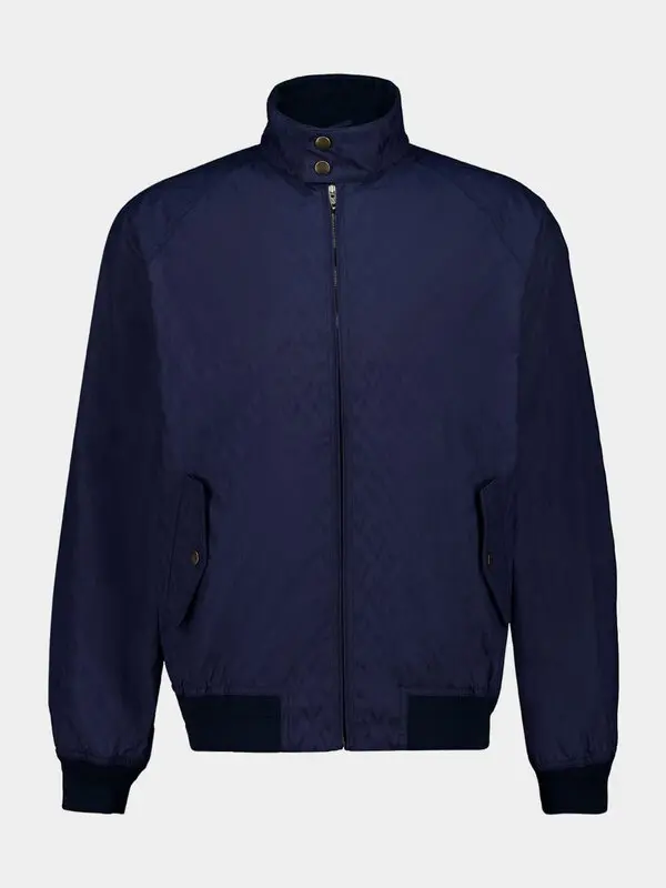 Valentino Garavani Gulf Cotton Bomber Jacket - Blue