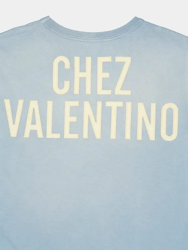 Valentino Garavani Cotton Jersey T-shirt - Blue