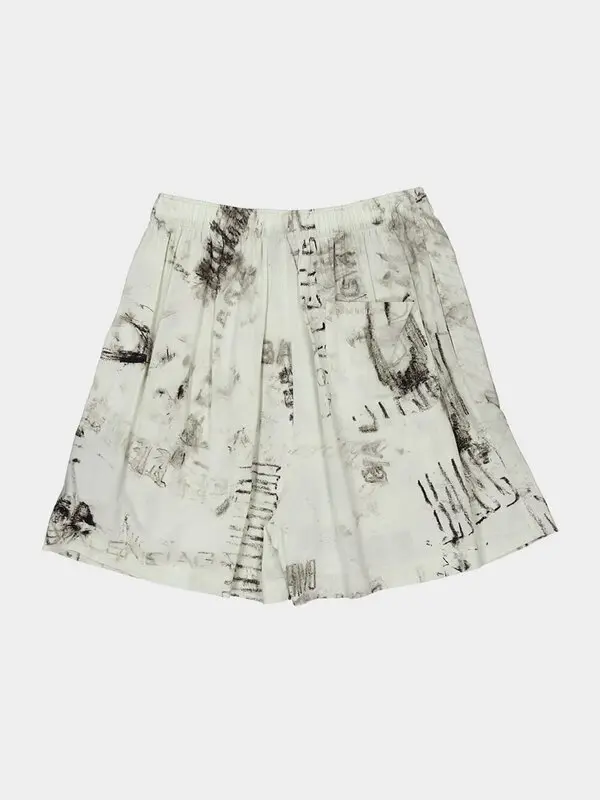 Balenciaga Pyjama Shorts