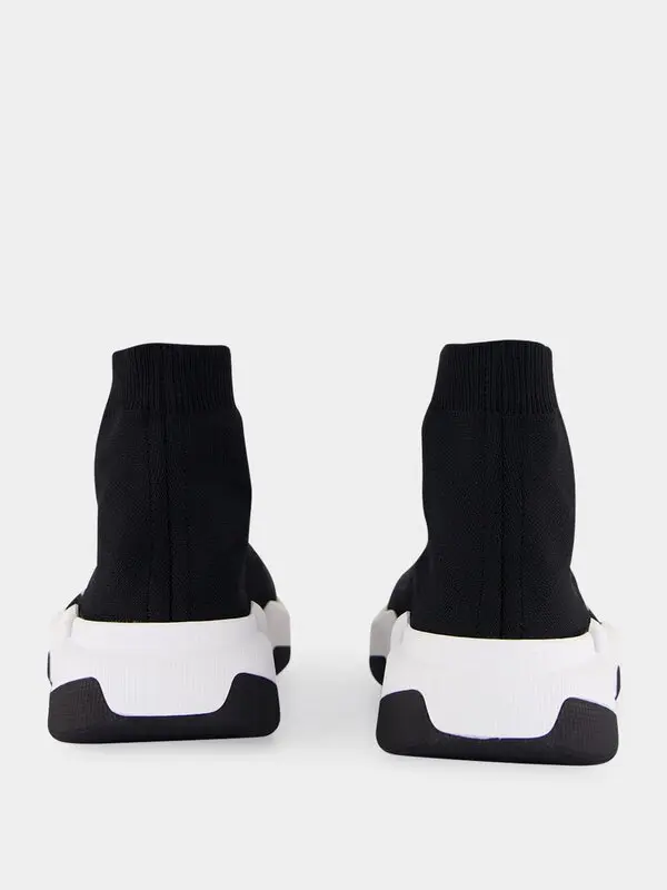 Balenciaga Speed 2.0 Knit Sneakers - Black