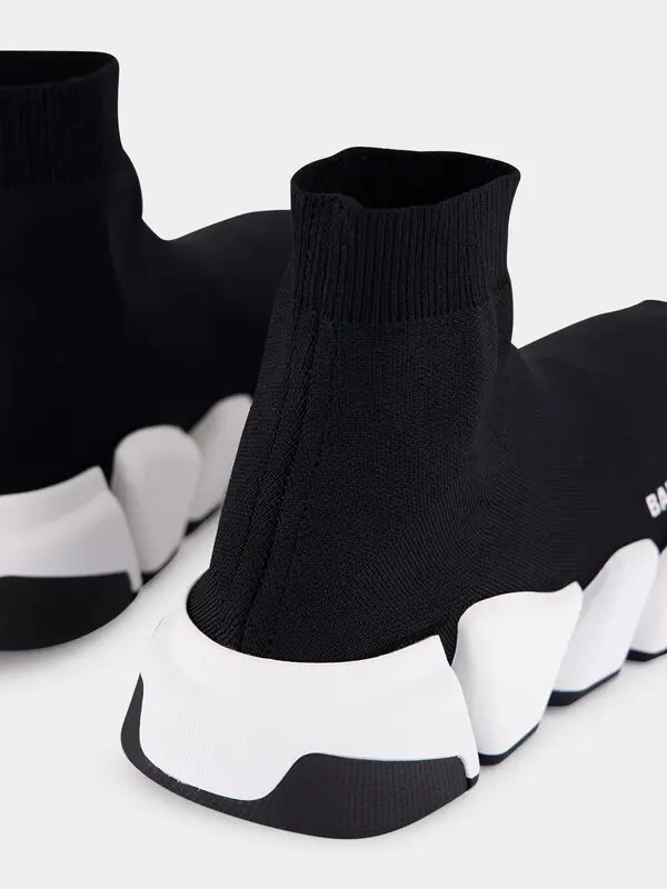 Balenciaga Speed 2.0 Knit Sneakers - Black