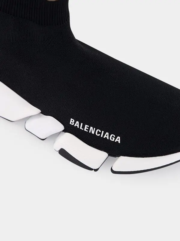 Balenciaga Speed 2.0 Knit Sneakers - Black