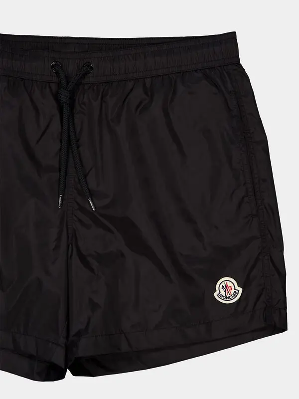 Moncler Nylon Swim Shorts - Black