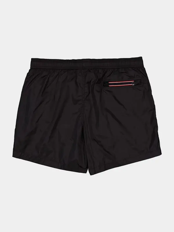 Moncler Nylon Swim Shorts - Black