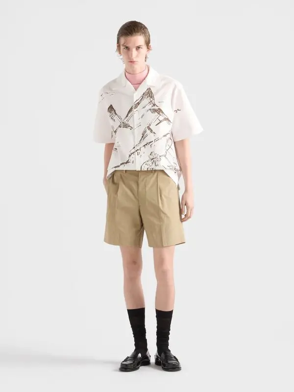 Prada Cotton Bermuda Shorts