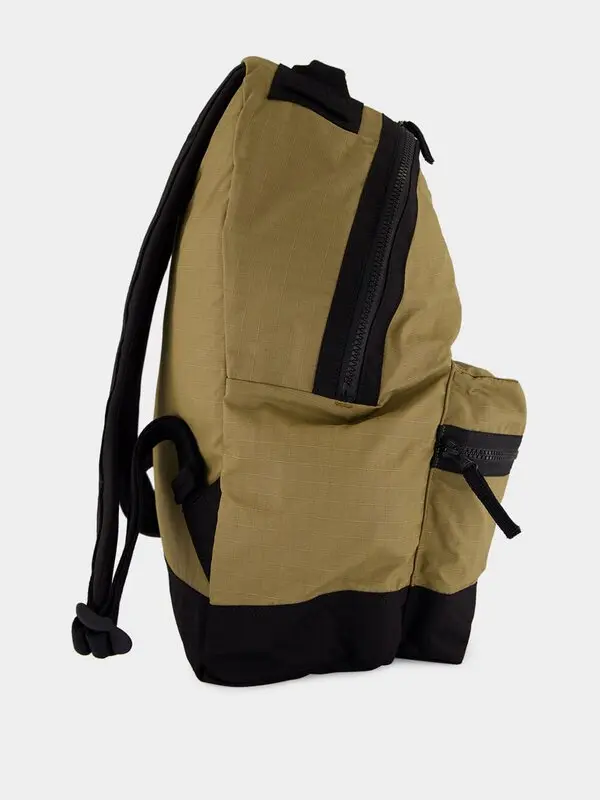 Stone Island Military Double Coated Cotton Ripstop Backpack - Green
