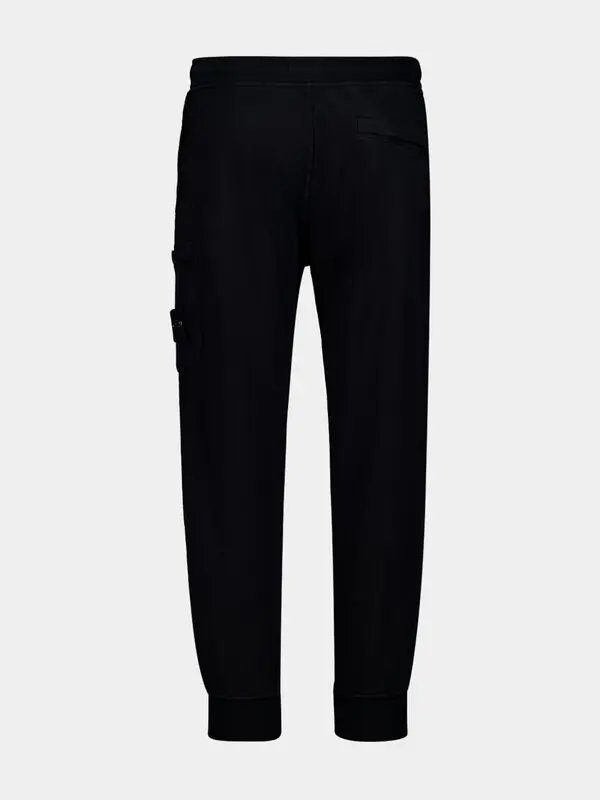 Stone Island Cotton Joggers - Black