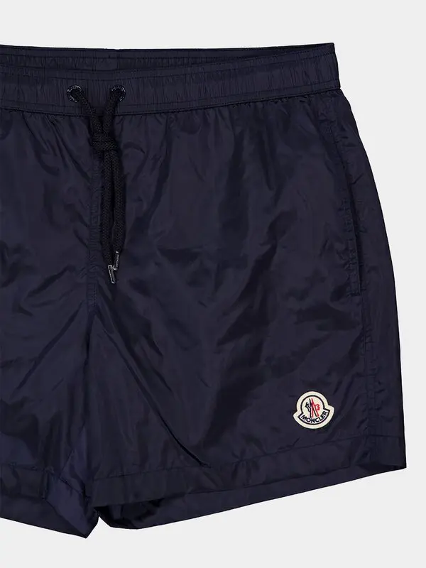 Moncler Nylon Swim Shorts - Blue