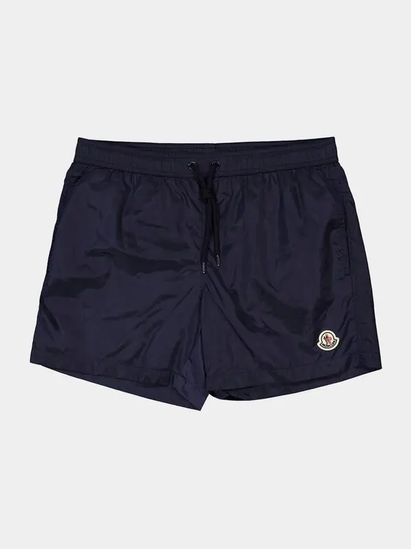 Moncler Nylon Swim Shorts - Blue