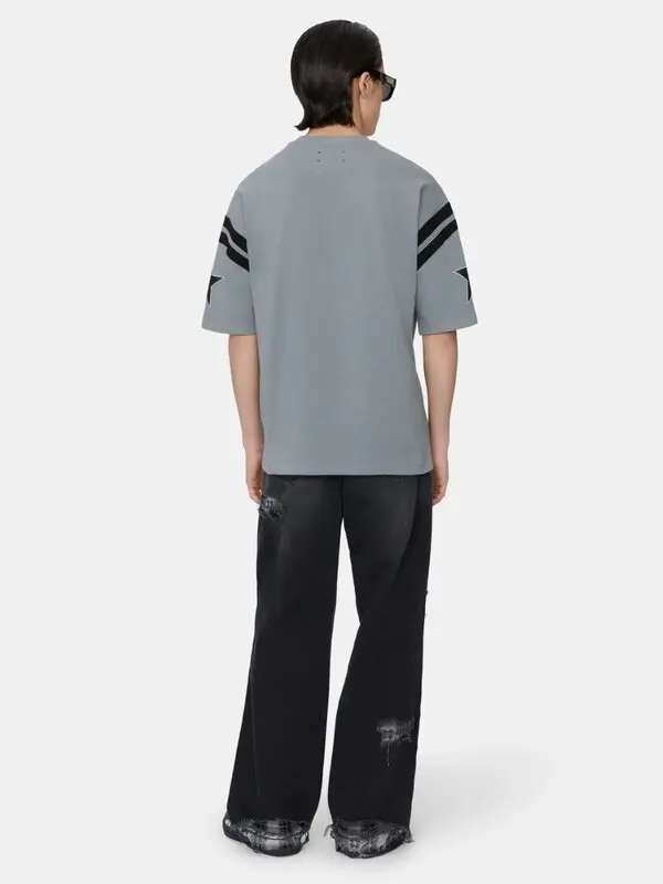 Amiri Flannel Repair Baggy Jeans