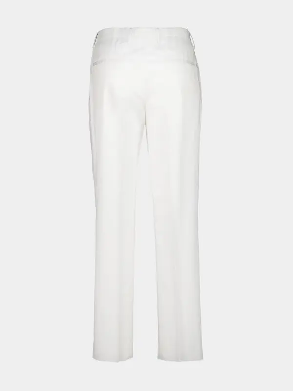 Boglioli Cotton Straight Fit Trousers