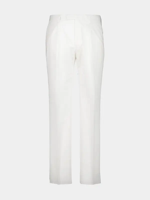 Boglioli Cotton Straight Fit Trousers