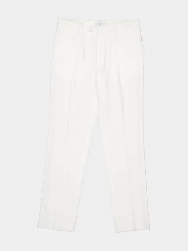 Boglioli Cotton Straight Fit Trousers