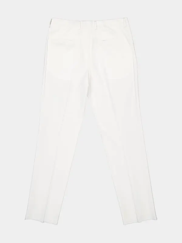 Boglioli Cotton Straight Fit Trousers