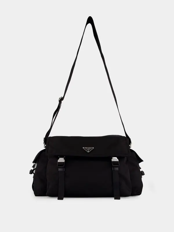 Prada Re-nylon And Leather Explore Bag