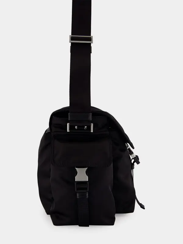 Prada Re-nylon And Leather Explore Bag