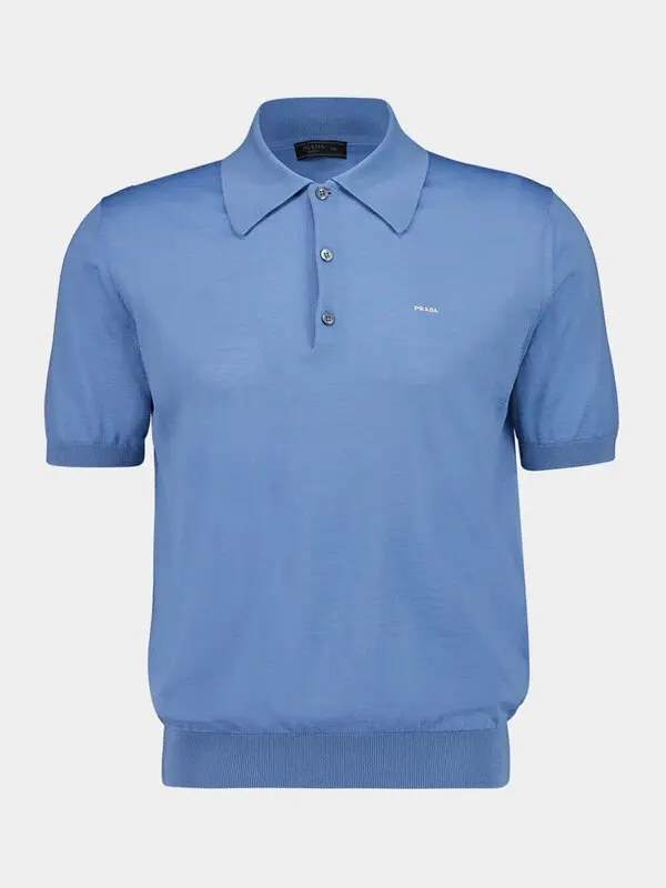 Prada Superfine Wool Polo Shirt
