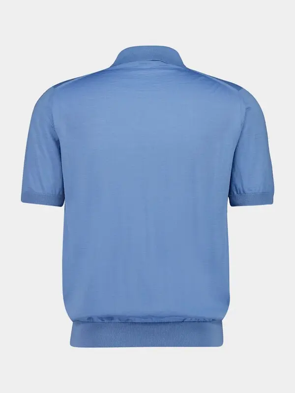 Prada Superfine Wool Polo Shirt