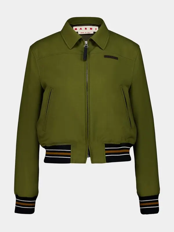Marni Wool Bomber Jacket