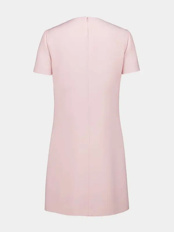 Valentino Garavani Mini Virgin Wool Dress - Pink