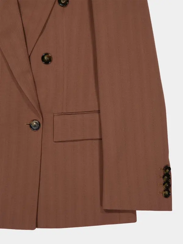 Stella McCartney Sienna Oversized Blazer - Brown