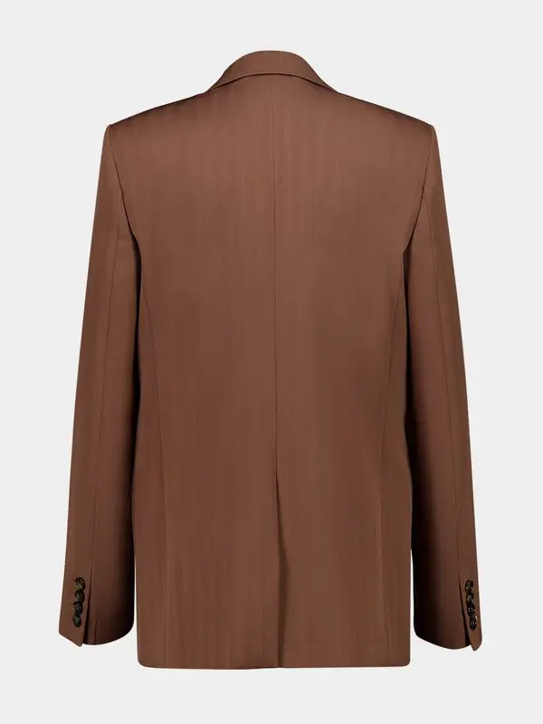 Stella McCartney Sienna Oversized Blazer - Brown
